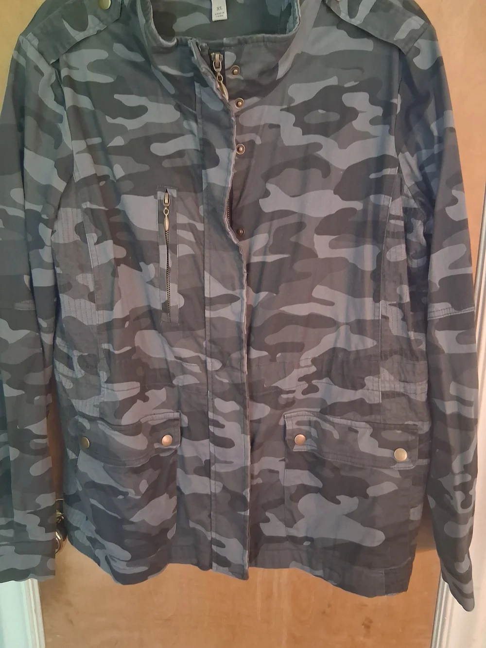 Knox Rose | Jackets & Coats | Knox Rose Gray Camo Utility Jacket | Poshmark